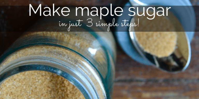How to Make Maple Sugar in Your Own Kitchen - Souly Rested