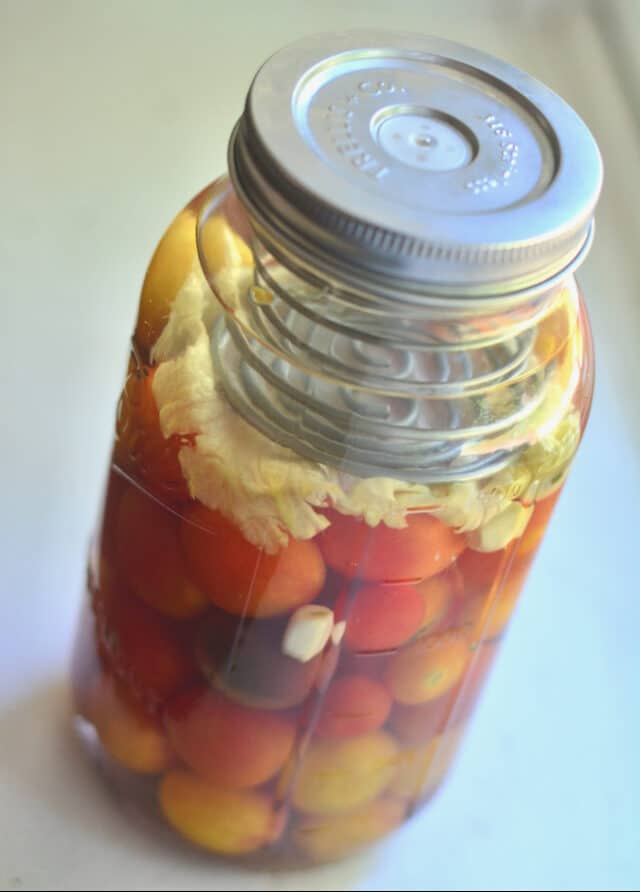 How to ferment cherry tomatoes - Souly Rested