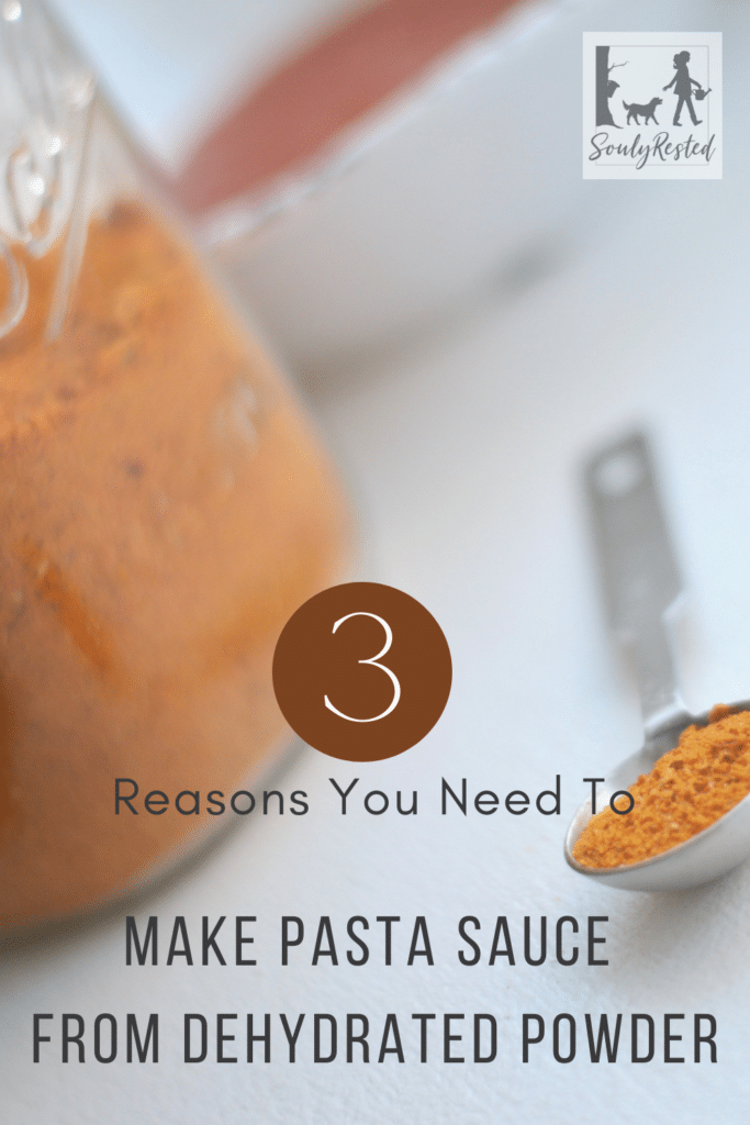 How to Make Pasta Sauce with Dehydrated Tomato Powder - Souly Rested